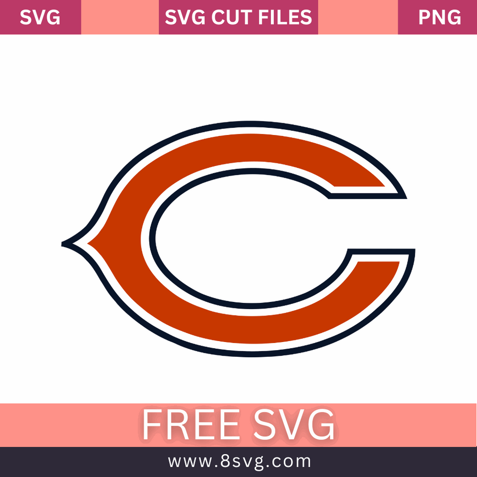 16+ Chicago Bears SVG Free - NFL Cut Files For Cricut – RNOSA LTD | 8SVG