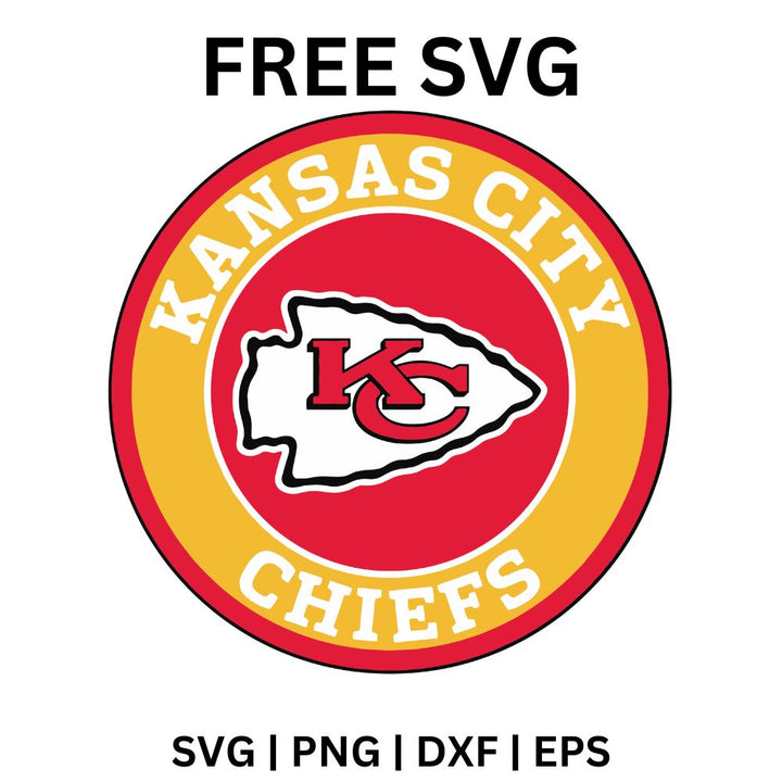 Free Kansas City Chiefs SVG - Cut Files for Cricut | 8SVG – 8SVG