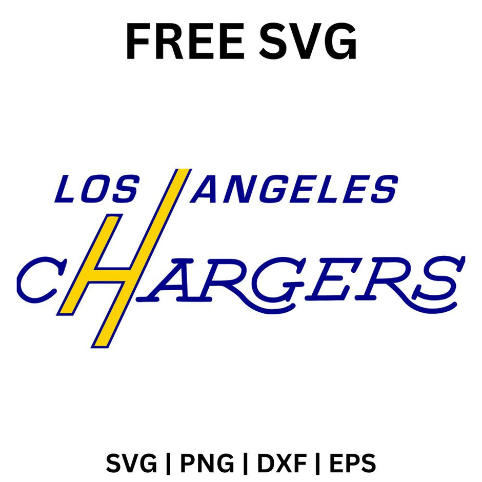Free Los Angeles Chargers SVG - Cut Files for Cricut | 8SVG – 8SVG