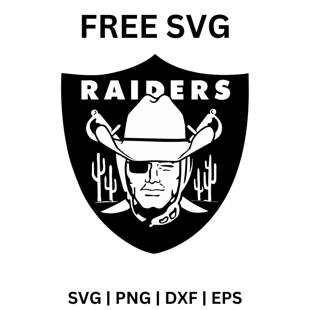 Cactus Skull Raiders Logo SVG Free Cut File for Cricut & Silhouette ...