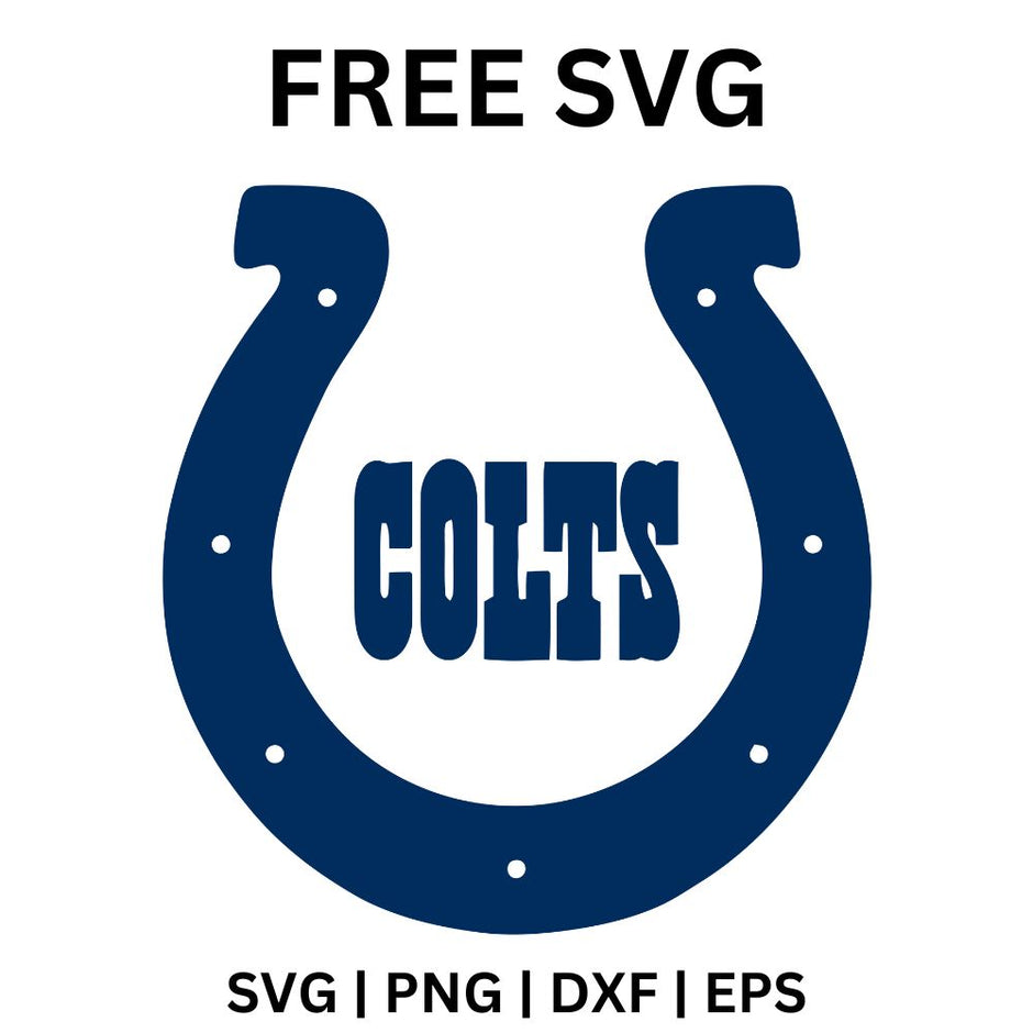Free Indianapolis Colts SVG - Cut Files for Cricut | 8SVG – 8SVG