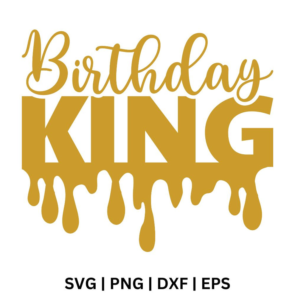 Birthday King SVG Free File for Cricut or Silhouette – 8SVG