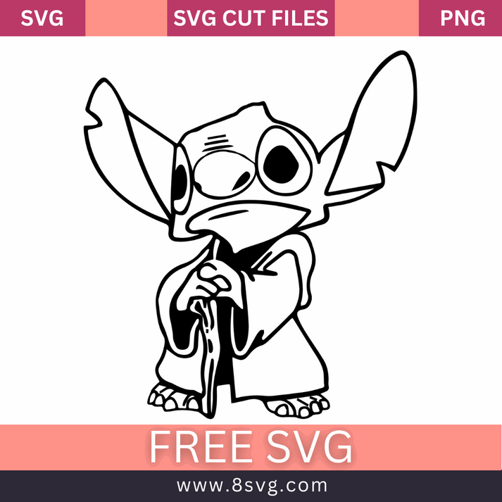 Baby Stitch Outline Svg Free Cut File For Cricut – 8SVG