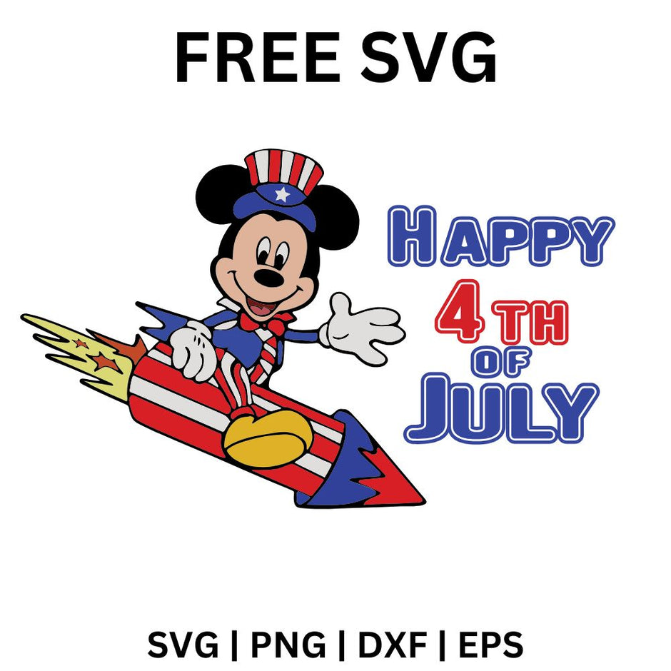 Free Disney th of july SVG - Cut Files for Cricut | 8SVG – 8SVG