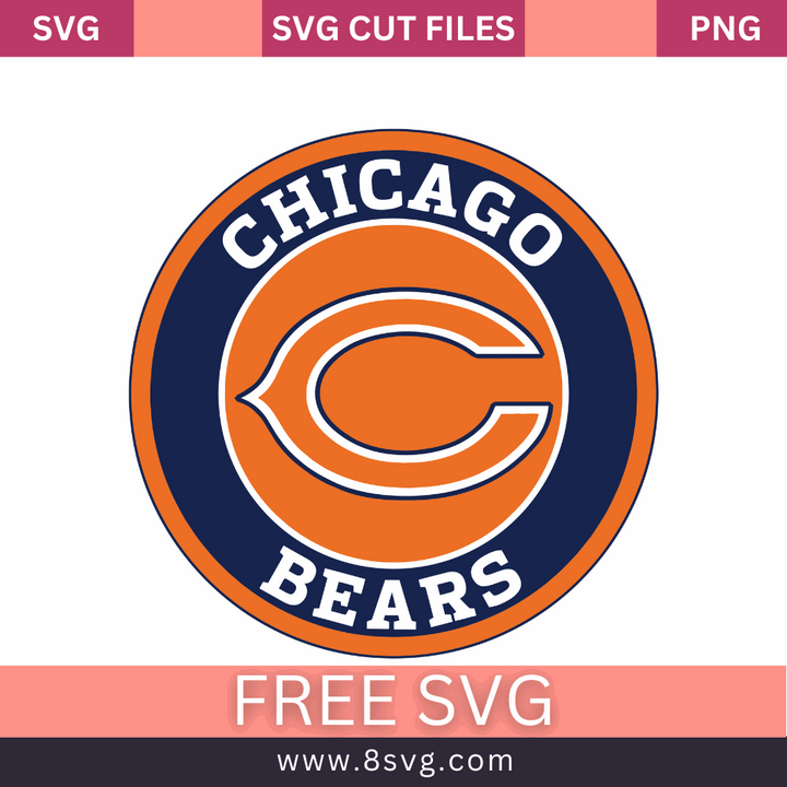 16+ Chicago Bears SVG Free - NFL Cut Files For Cricut – RNOSA LTD | 8SVG