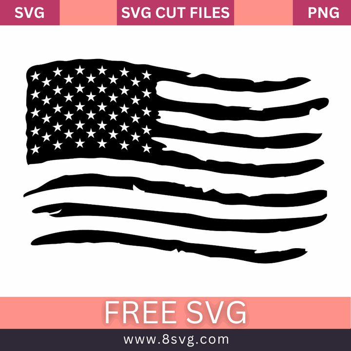 Free American Flag th Of July SVG | 8SVG – 8SVG