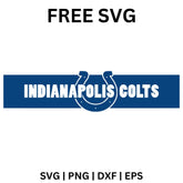 Free Indianapolis Colts SVG - Cut Files for Cricut | 8SVG – 8SVG