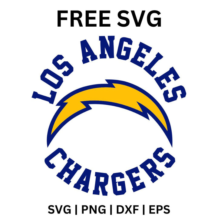 Free Los Angeles Chargers SVG - Cut Files for Cricut | 8SVG – 8SVG