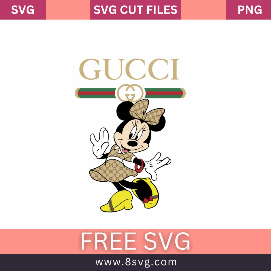 Free Minnie Mouse SVG - Cut Files for Cricut | 8SVG – 8SVG