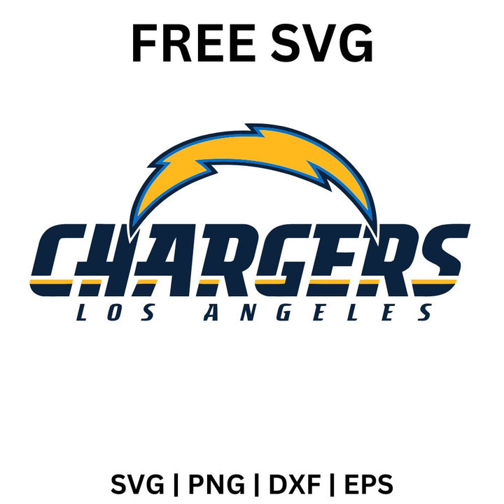 Free Los Angeles Chargers SVG - Cut Files for Cricut | 8SVG – 8SVG