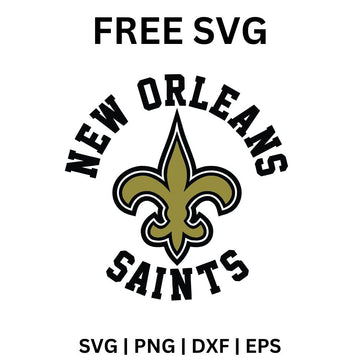 Free New Orleans Saints SVG - Cut Files for Cricut | 8SVG – 8SVG