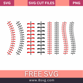 Free Baseball SVG - Cut Files for Cricut | 8SVG – 8SVG