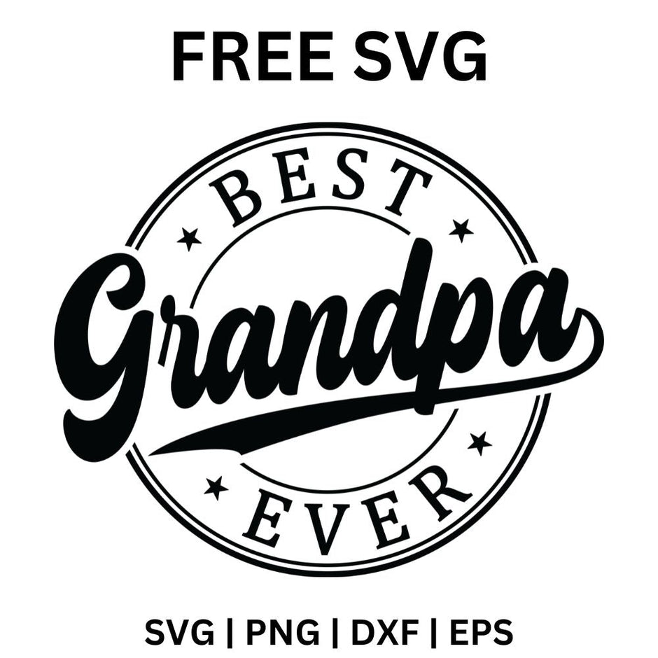 Free Grandpa SVG - Cut Files for Cricut | 8SVG – 8SVG