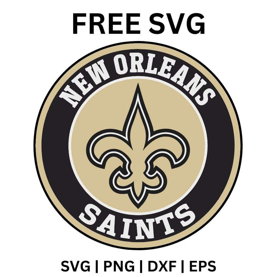 11+ New Orleans Saints SVG Free - NFL Team Logos For Cricut – RNOSA LTD ...