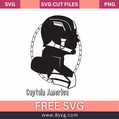 CAPTAIN AMERICA SVG Free Cut File for Cricut – RNOSA LTD | 8SVG