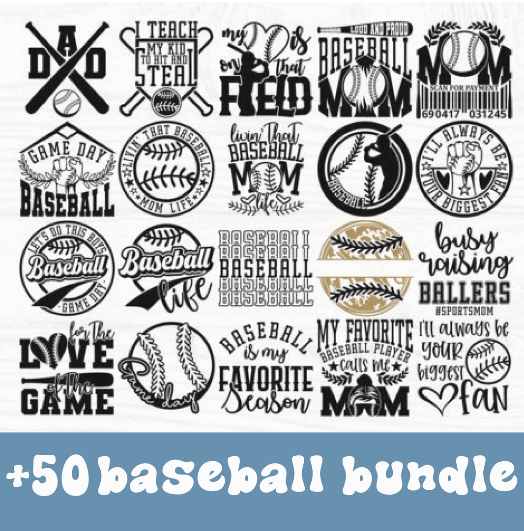 38 Free Baseball SVG Files for Cricut & Silhouette – Perfect for Sports ...