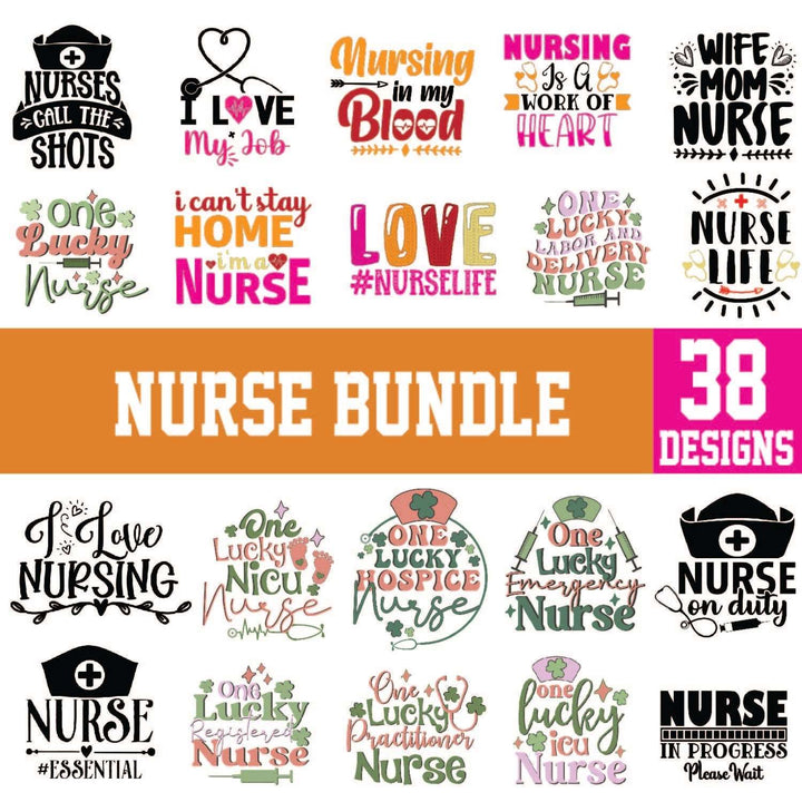 +23 Free Nurse SVG Files for Cricut & Silhouette Crafts – RNOSA LTD | 8SVG