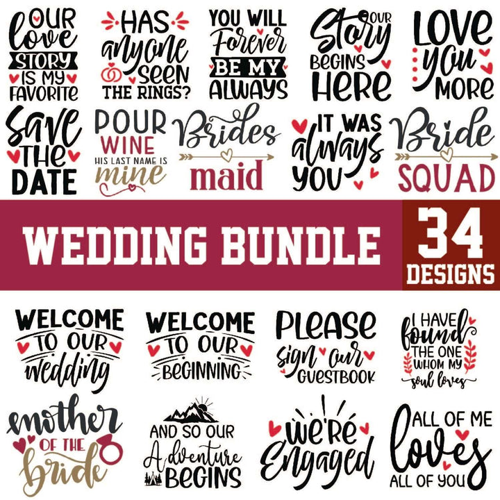 19+ Free Wedding SVG Designs for Cricut & Silhouette Projects – RNOSA ...