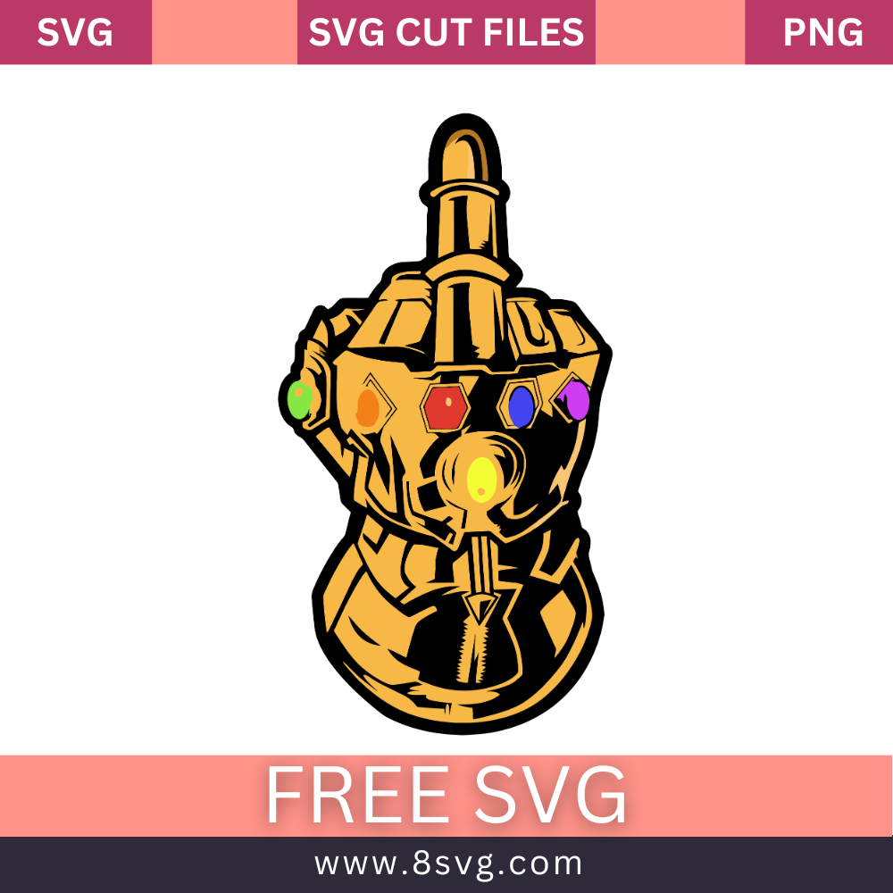 FU GAUNTLET SVG Free Cut File Download – RNOSA LTD | 8SVG