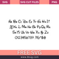 Disney Font SVG Free - Instant Download Disney Alphabet – 8SVG
