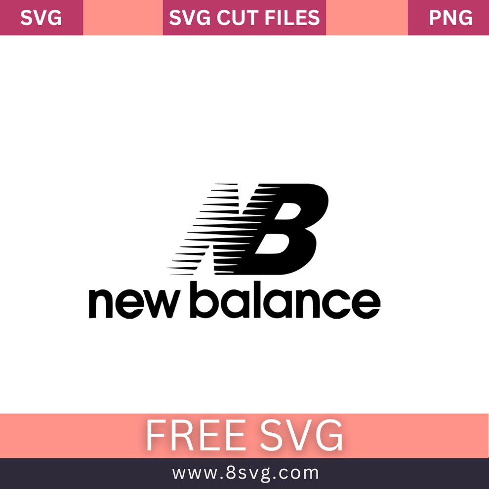 New Balance SVG Free Cut File for Cricut – RNOSA LTD | 8SVG