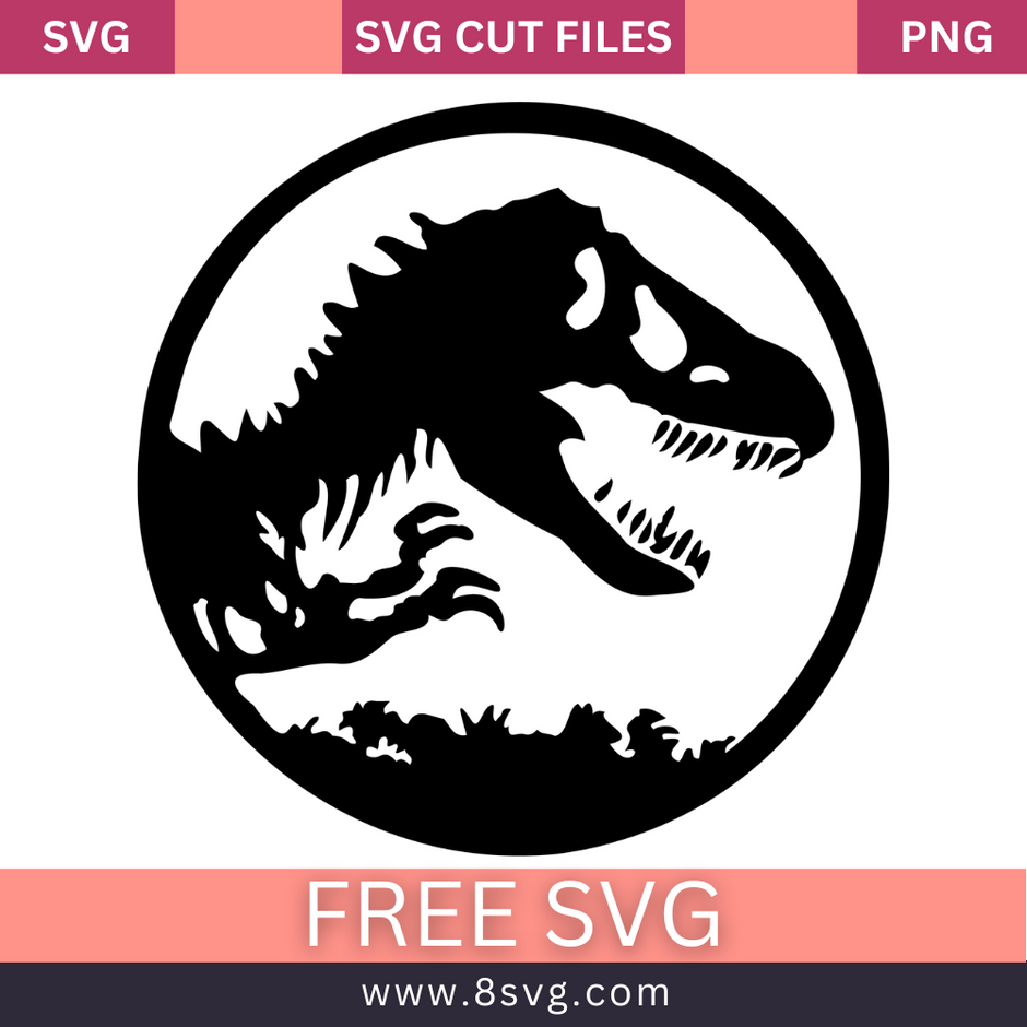 Free Dinosaur SVG - Cut Files for Cricut | 8SVG – 8SVG