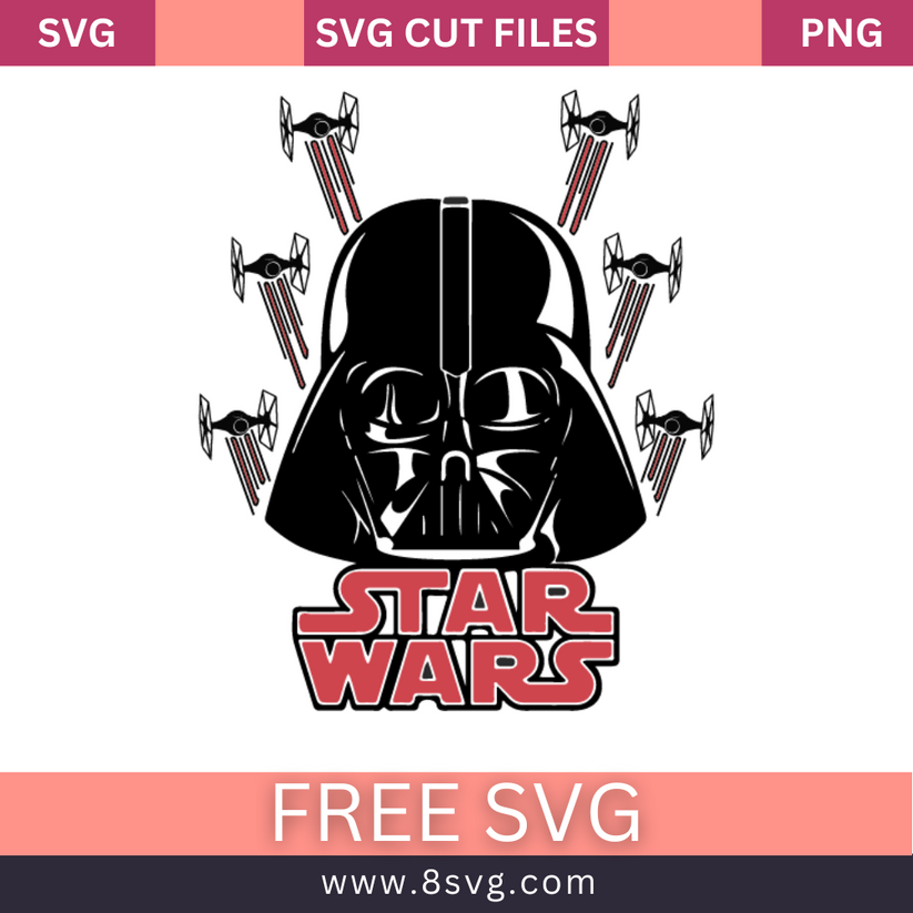 Star Wars Darth Vader SVG Free Download for Cricut Crafts – 8SVG
