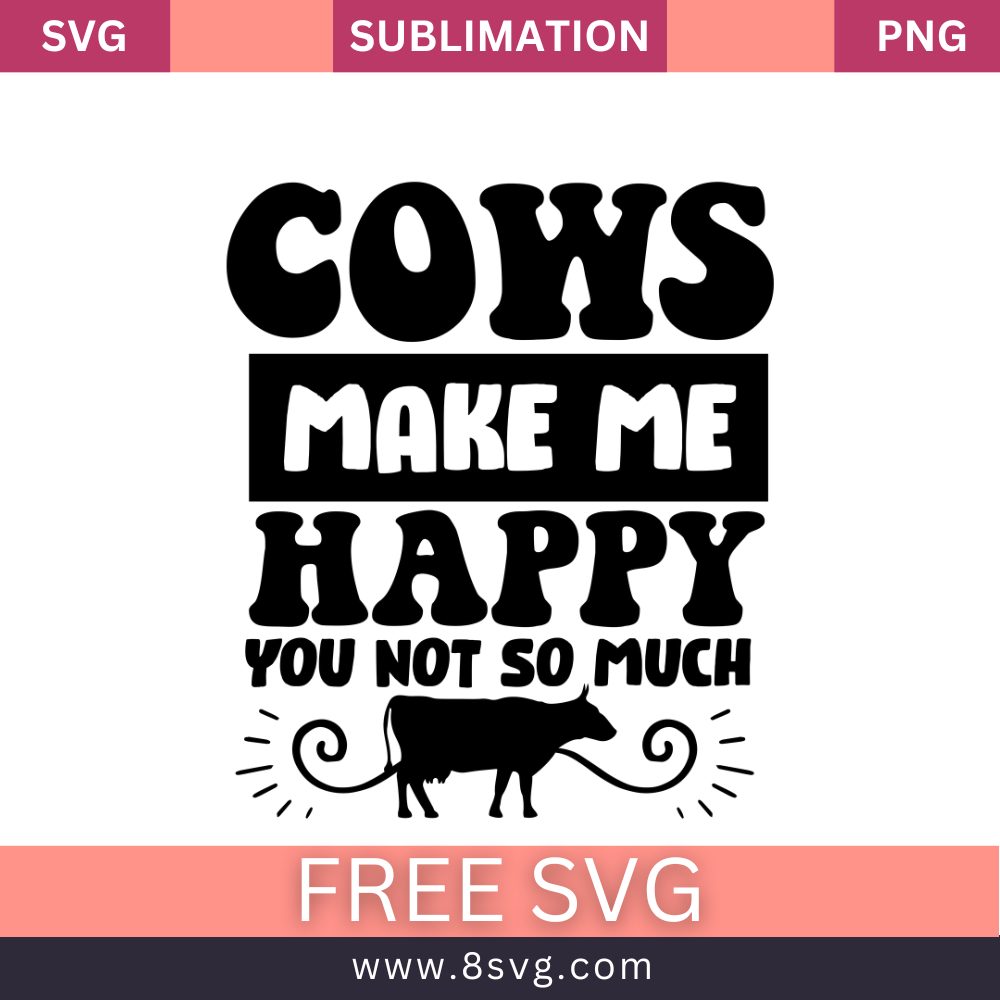 20+ Cow SVG Free Cut Files for CRICUT - Download for Free – RNOSA LTD ...