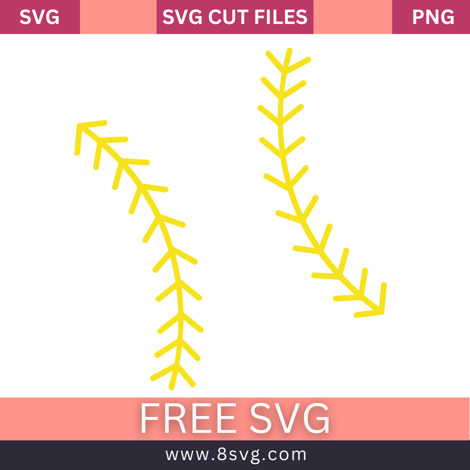 Free Softball SVG - Cut Files for Cricut | 8SVG – 8SVG