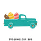Truck Easter Bunny egg SVG Free cut file and PNG for Cricut or Silhoue ...