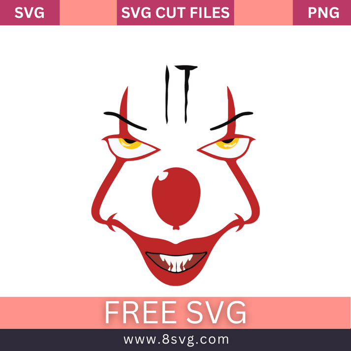 Penny Wise Face 1 SVG Free Cut File for Cricut – 8SVG