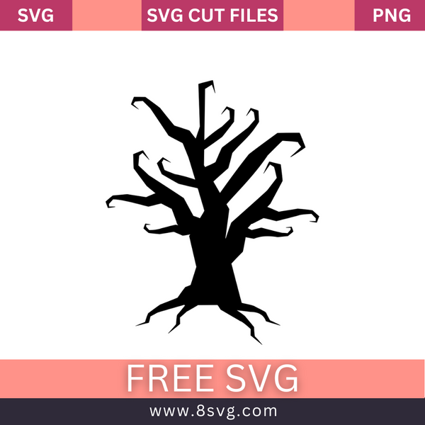 Tree SVG Free Cut File for Cricut – 8SVG