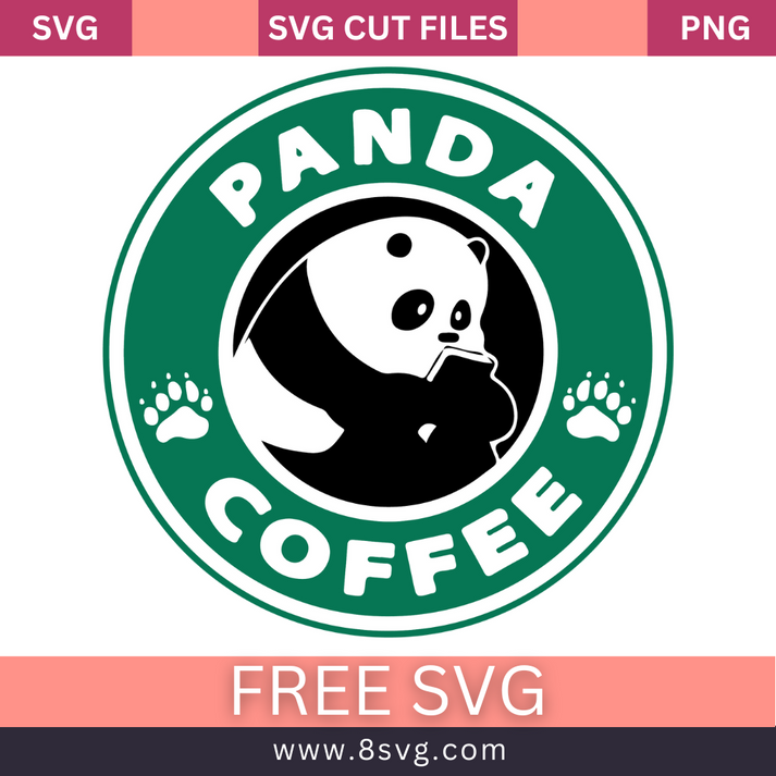 PANDA Starbucks Logo SVG Free And Png Download – 8SVG