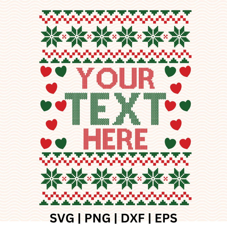 Free Ugly Christmas Sweater SVG | 8SVG – 8SVG