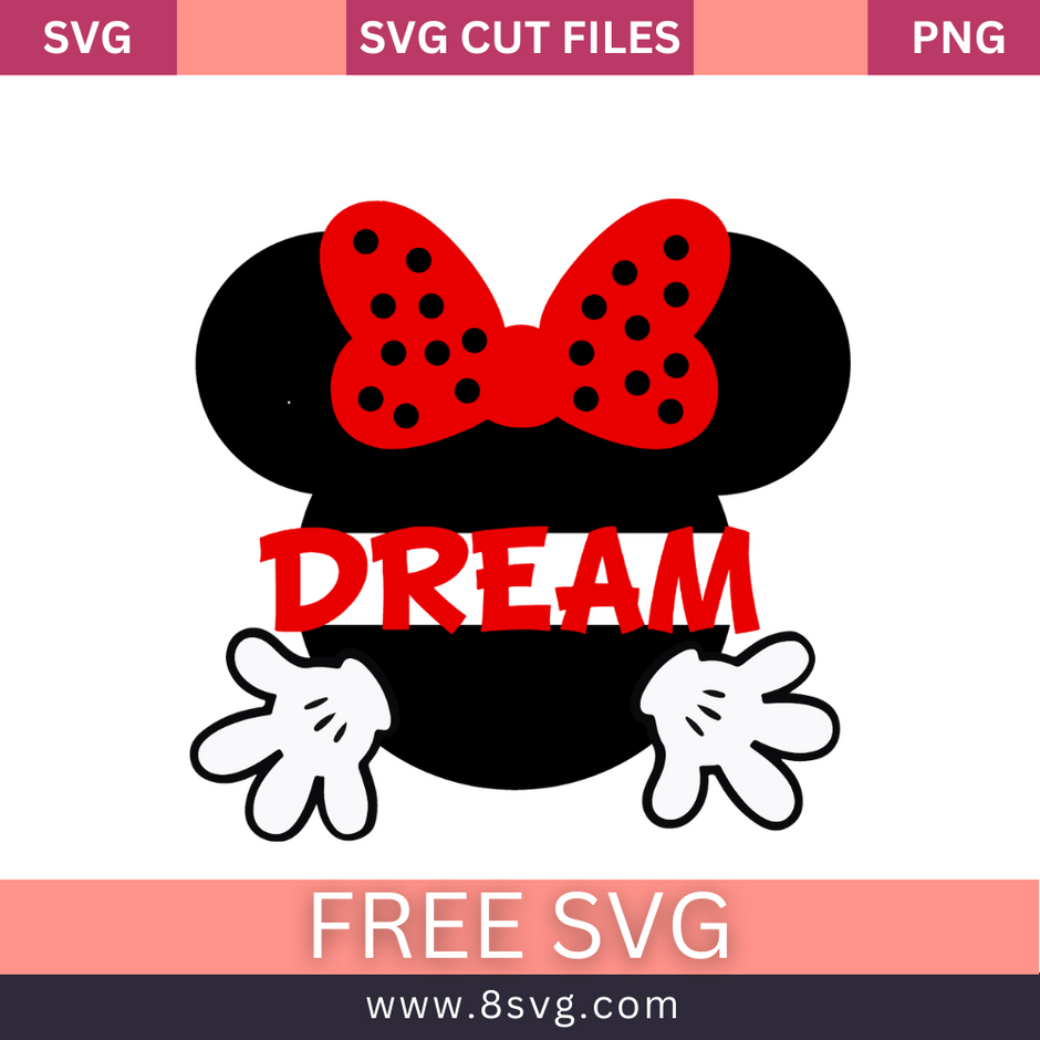 +16 Free Minnie Mouse Bow SVG - Express Your Disney Love – RNOSA LTD | 8SVG