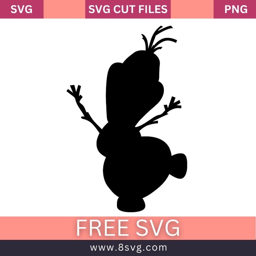 Olaf Silhouette SVG: Free Download for Cricut Crafts – RNOSA LTD | 8SVG