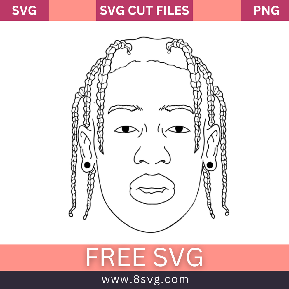 Travis scott SVG And PNG Free Download – 8SVG