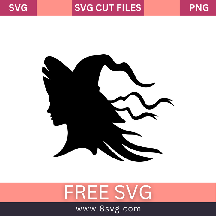 Free Witch SVG - Cut Files for Cricut | 8SVG – 8SVG