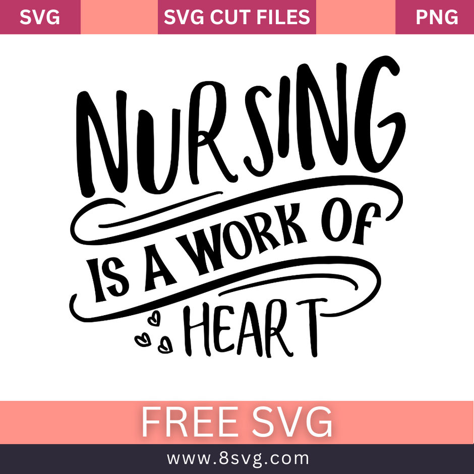 +23 Free Nurse SVG Files for Cricut & Silhouette Crafts – RNOSA LTD | 8SVG