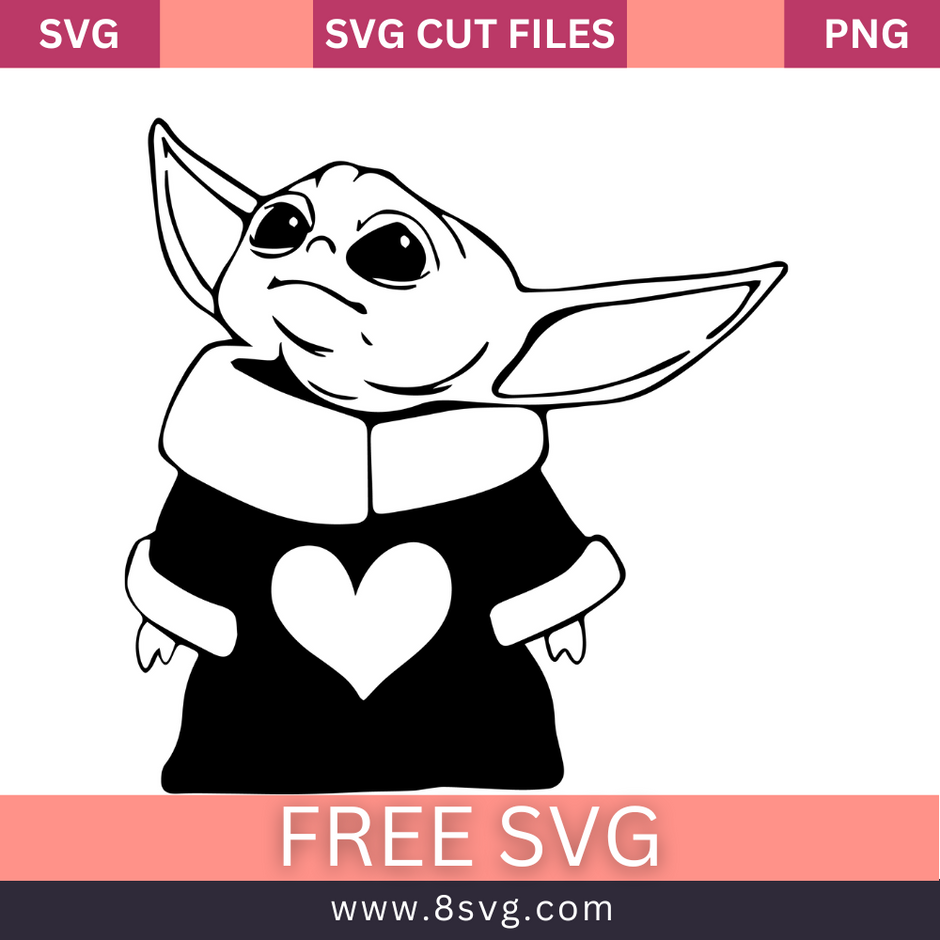 40+ Free Baby Yoda SVG Downloads for Cricut or Silhouette – RNOSA LTD ...