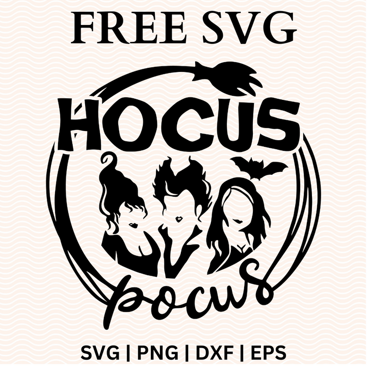 25 Hocus Pocus SVG Free Files | For Cricut And Silhouette – RNOSA LTD ...