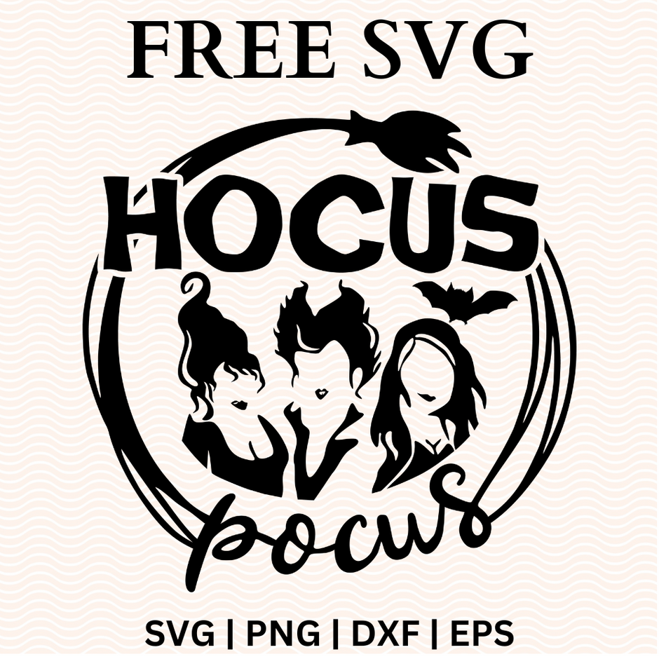 25 Hocus Pocus SVG Free Files | For Cricut And Silhouette – RNOSA LTD ...
