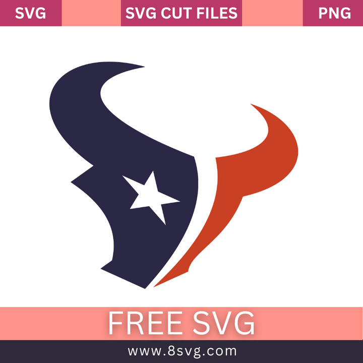 Free Houston Texans SVG - Cut Files for Cricut | 8SVG – 8SVG