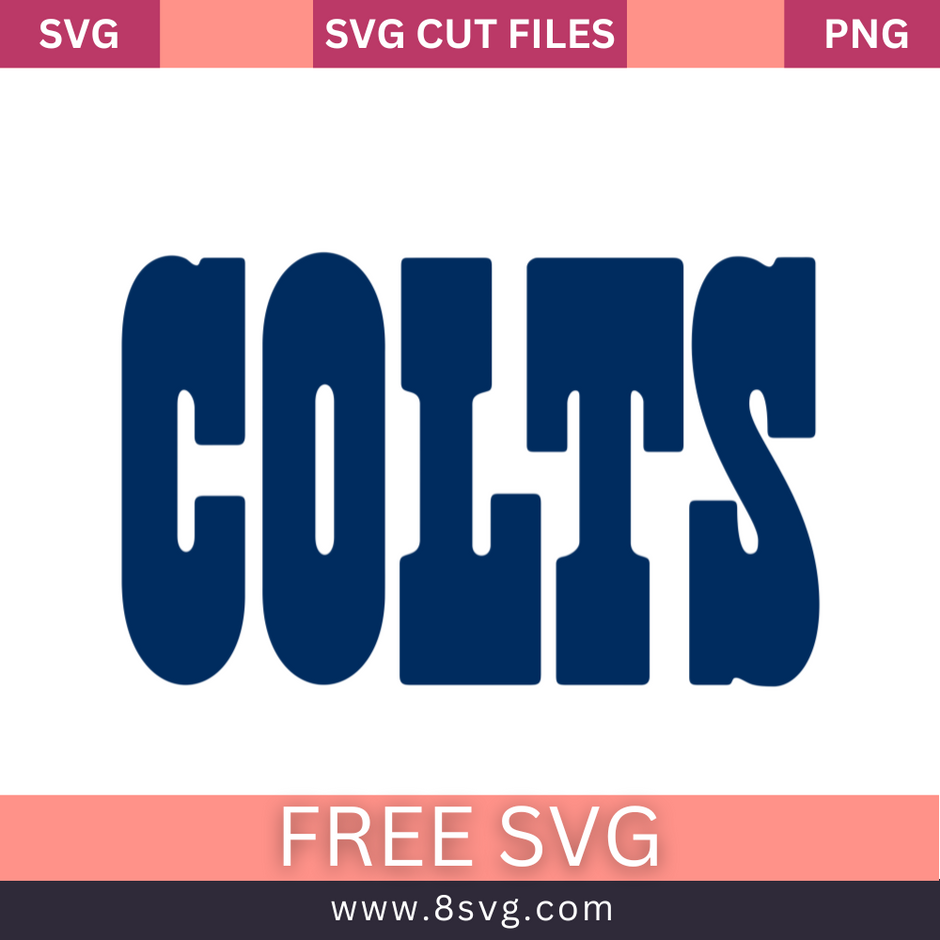 15+ Indianapolis Colts SVG Free - NFL Team Logo Cut Files For Cricut ...