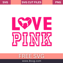 Love Pink Svg Free Cut File For Cricut – 8SVG