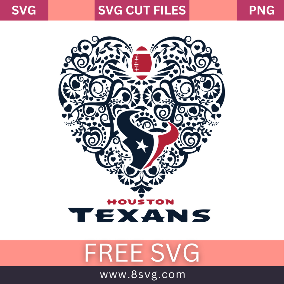 11+ Houston Texans SVG Free - NFL Team Logo Cut Files For Cricut ...