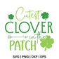 Cutest Clover in the Patch SVG Free Cut File for Cricut & PNG – RNOSA ...