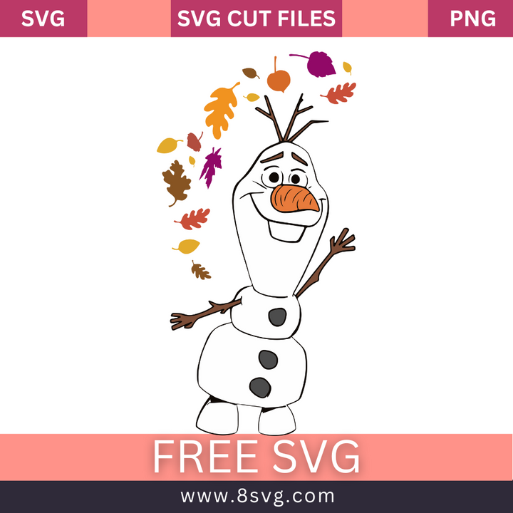 Free Olaf Frozen SVG - Cut Files for Cricut | 8SVG – 8SVG