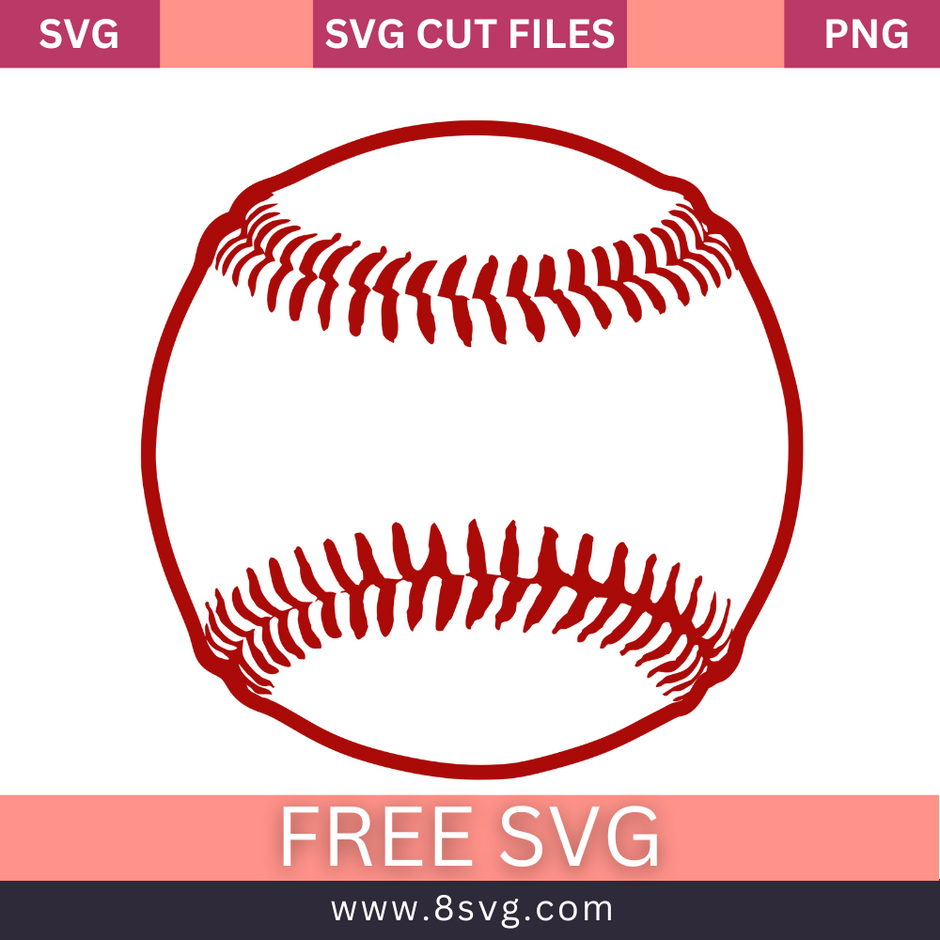 38 Free Baseball SVG Files for Cricut & Silhouette – Perfect for Sports ...