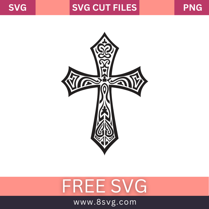 Cross SVG Free Cut File for Cricut – RNOSA LTD | 8SVG